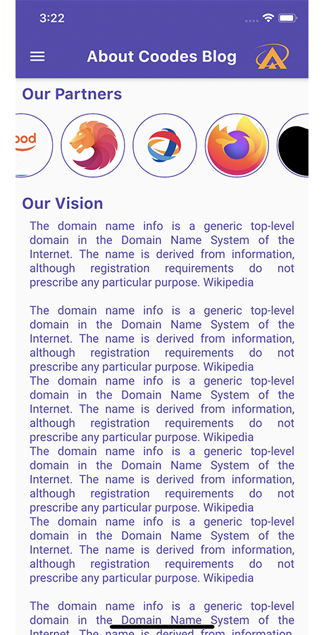 Zoom -Flutter Blog App With Dashboard ios and android by Coodes | CodeCanyon